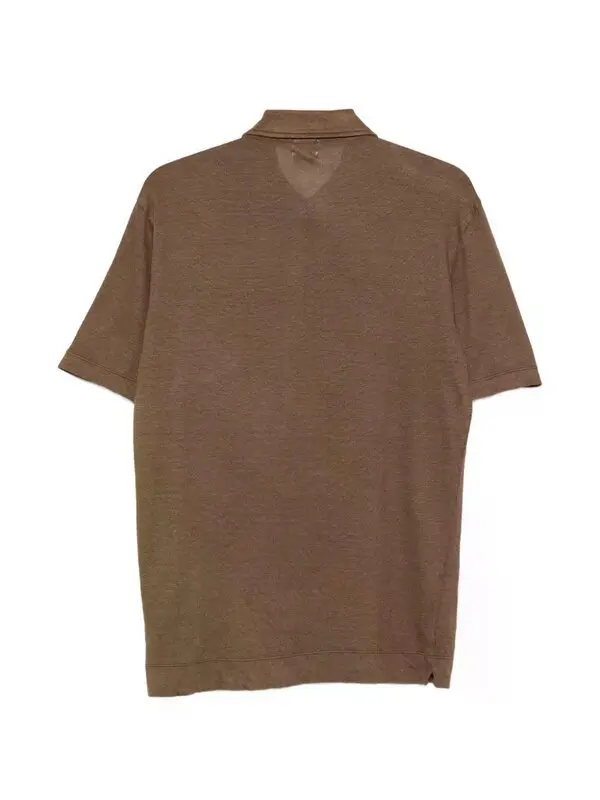 Massimo Alba Wembley Chest-pocket Button-up Polo Shirt