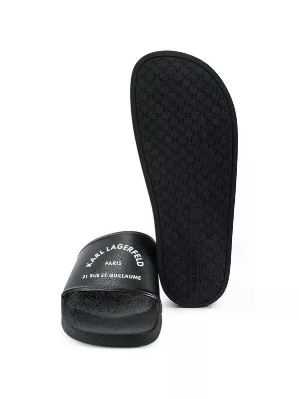 Karl Lagerfeld Logo Print Slides