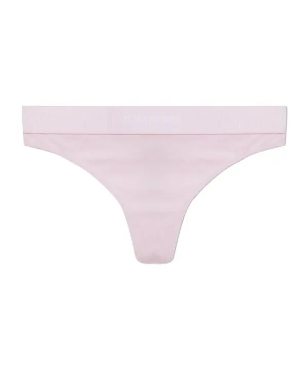 TOM FORD Logo Waistband Thong Briefs - Pink