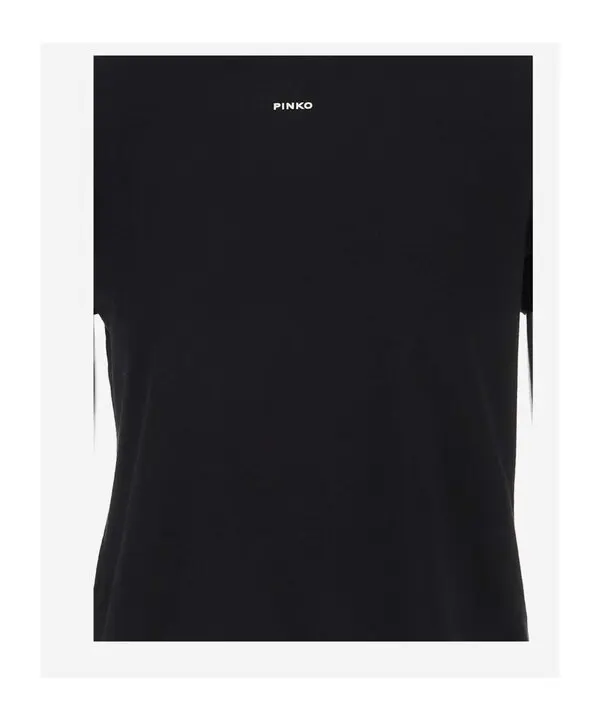 Pinko Logo-printed Crewneck T-shirt