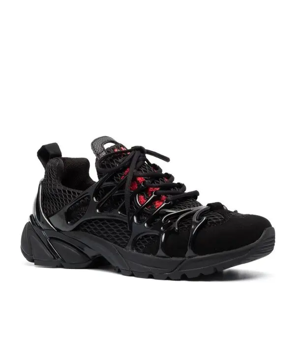 44 LABEL GROUP Mesh-panelled Low-top Sneakers