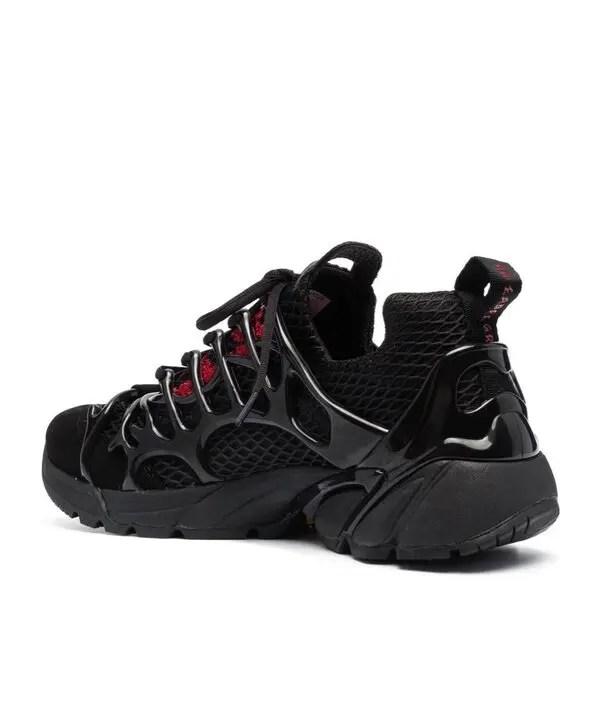 44 LABEL GROUP Mesh-panelled Low-top Sneakers