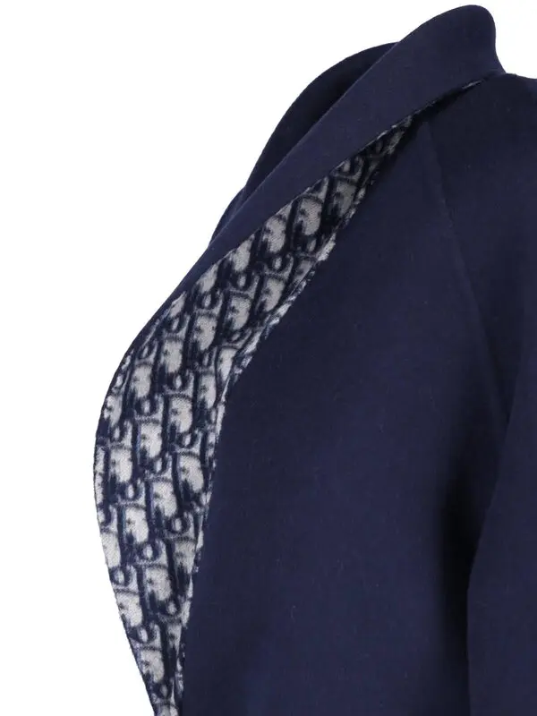 Dior Belted Shawl-collar Coat