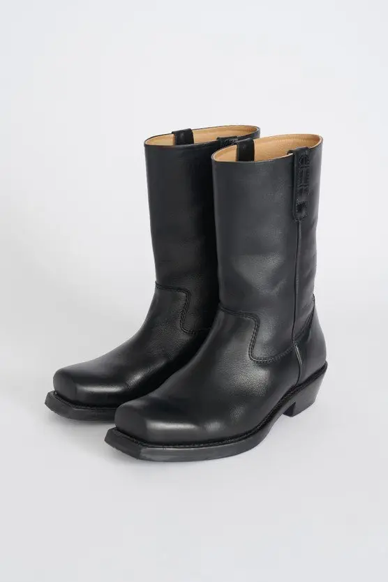 Our Legacy Calf-length Leather Boots