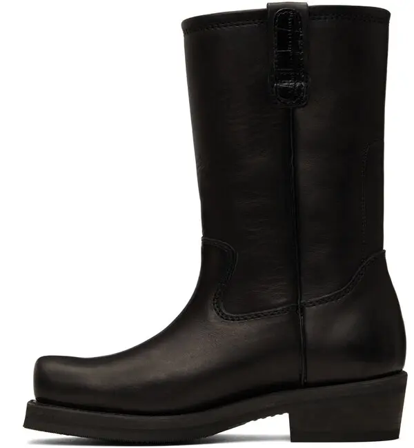 Our Legacy Calf-length Leather Boots