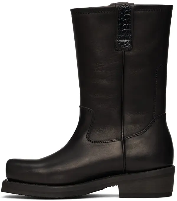 Our Legacy Calf-length Leather Boots