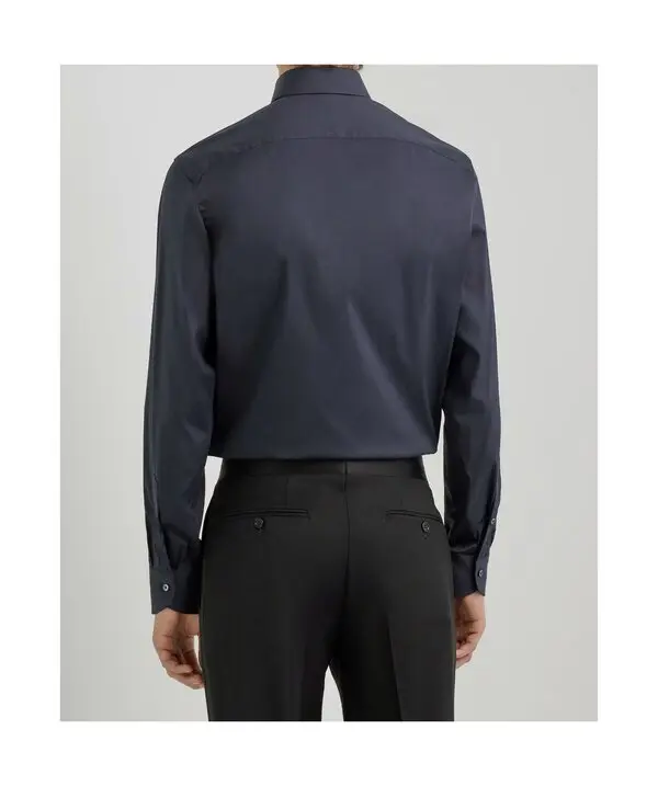 Canali Stretch Cotton Regular Fit Shirt