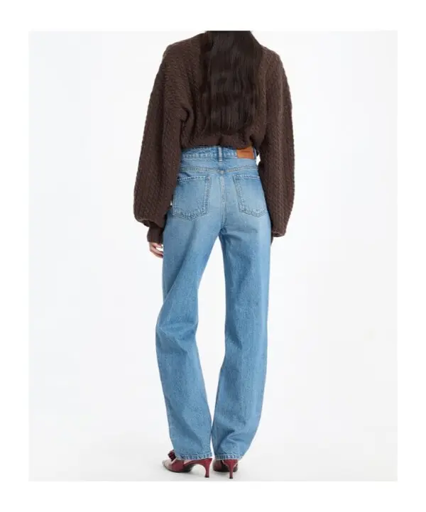 ROTATE BY BIRGER CHRISTENSEN High Waist Cutline Jeans