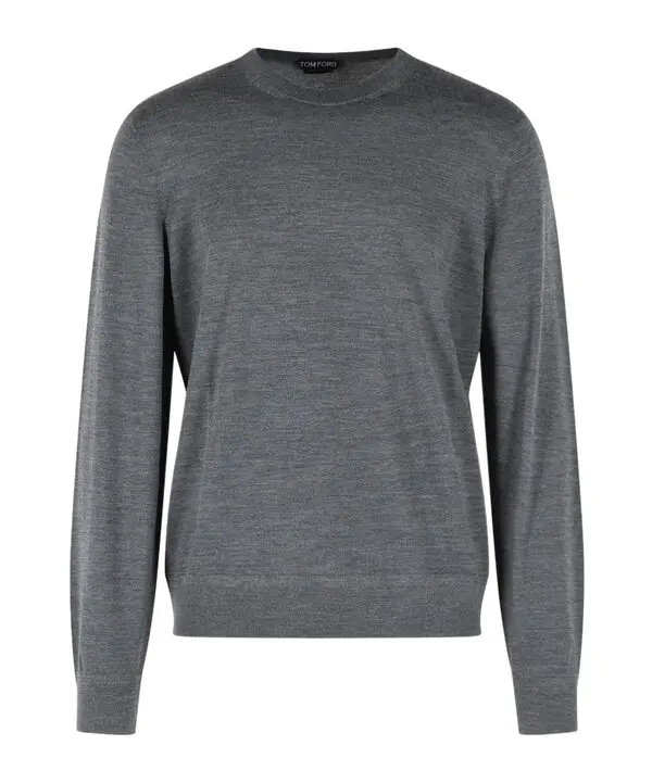 TOM FORD Long-sleeved Sweater - Grey