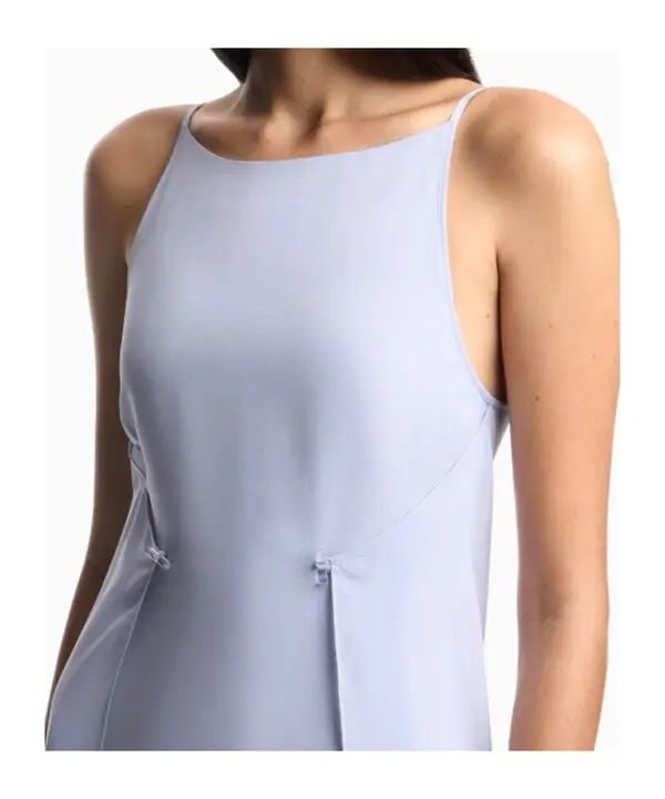 Emporio Armani Spaghetti Strap Midi Dress