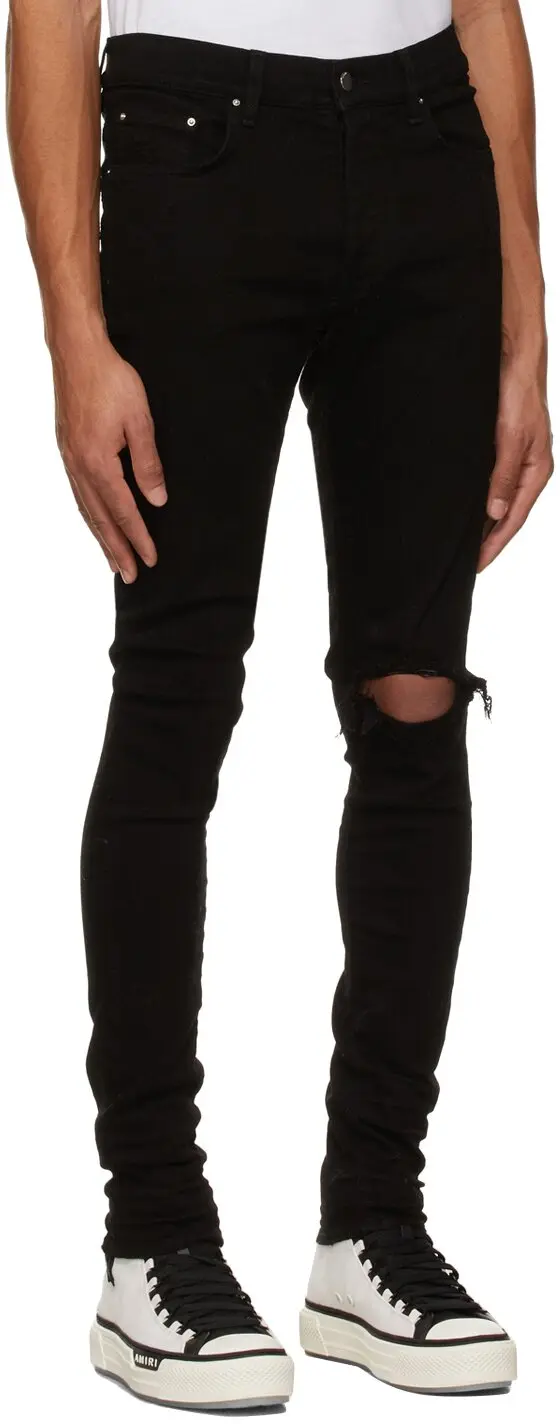 Amiri Distressed Slim-fit Jeans