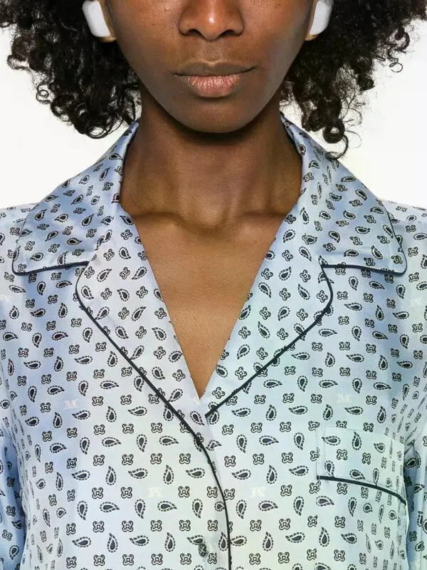 Max Mara Paisley Print Shirt