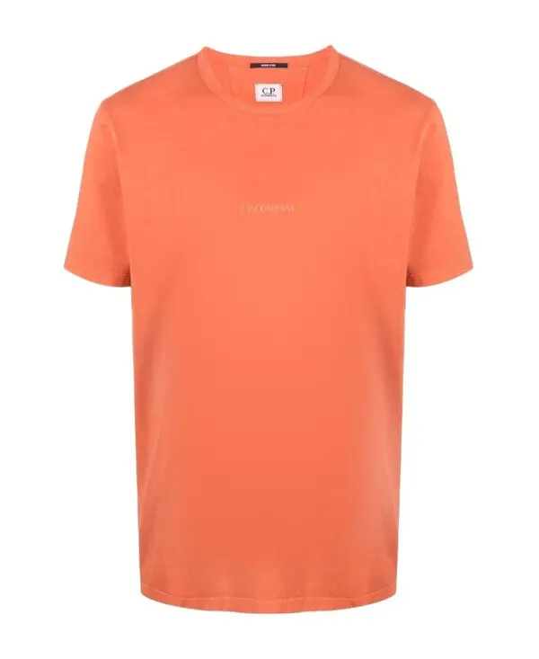 C.P. COMPANY Logo Detailed Crewneck T-shirt