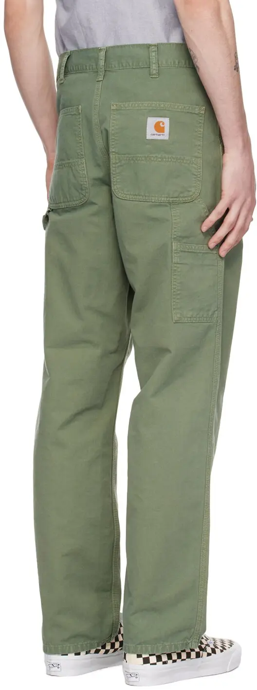 Carhartt Work In Progress Logo-patch Cargo Trousers - Green