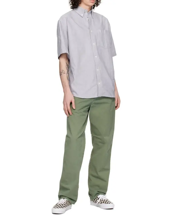 Carhartt Work In Progress Logo-patch Cargo Trousers - Green