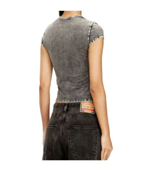 DIESEL® T-mely-cup" Top With Distressed Finish