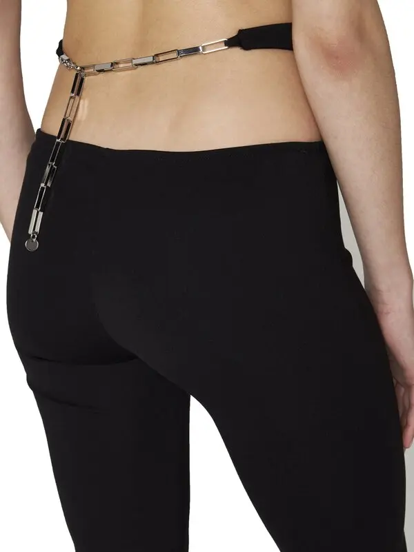 Attico The Remi Cut Out Flared Trousers