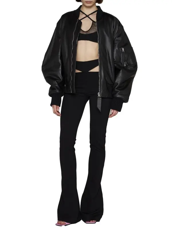 Attico The Remi Cut Out Flared Trousers