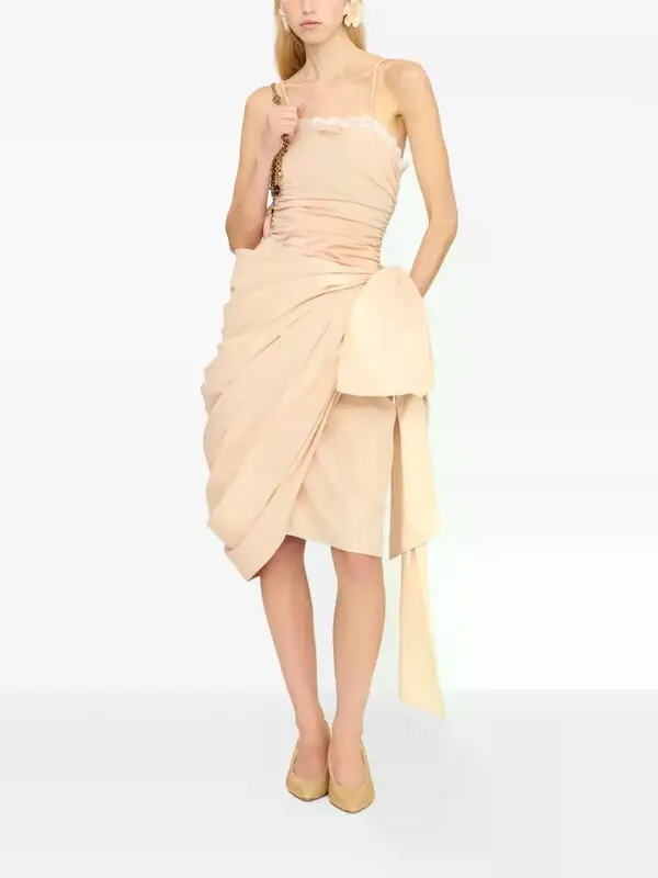Chloé Draped Midi Skirt - Neutrals