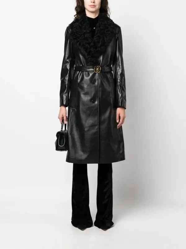 Bally Lapel Long-sleeved Coat