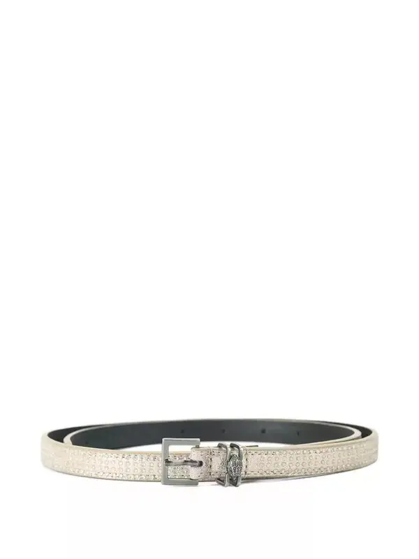 Kurt Geiger Shoreditch Leather Belt - Gold