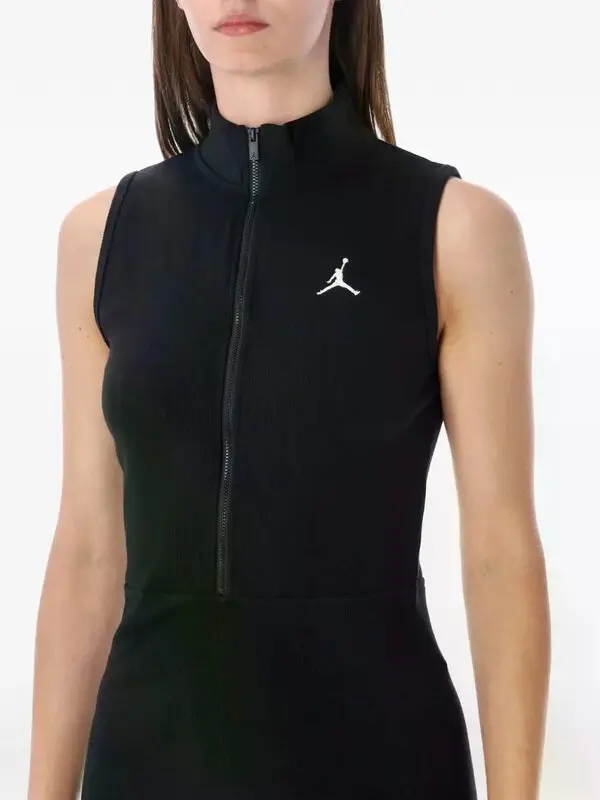 JORDAN Brooklyn Logo-print Zip-up Jumpsuit