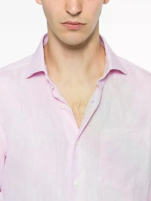 TRUZZI Chest-pocket Button-up Shirt