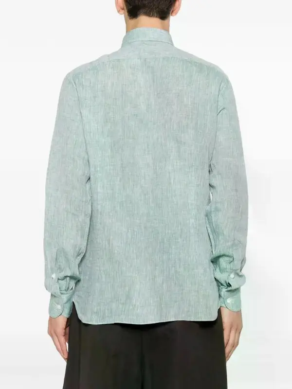 TRUZZI Chest-pocket Button-up Shirt