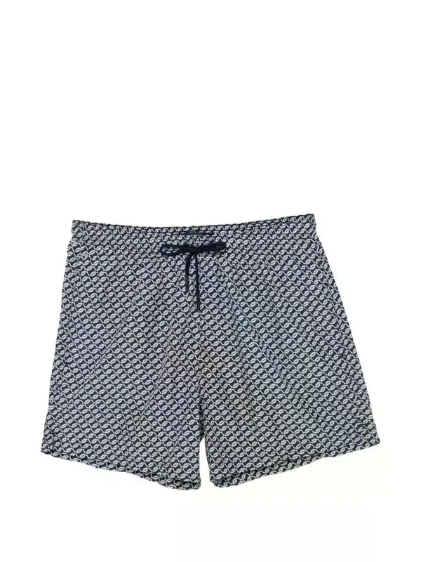 Tagliatore Geometric Print Swim Shorts