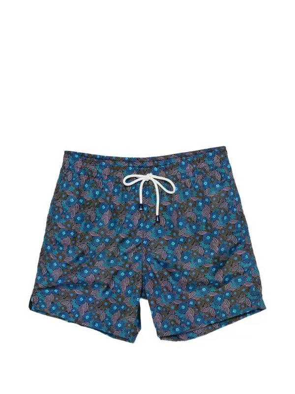 ROSI Floral Print Drawstring Swim Shorts