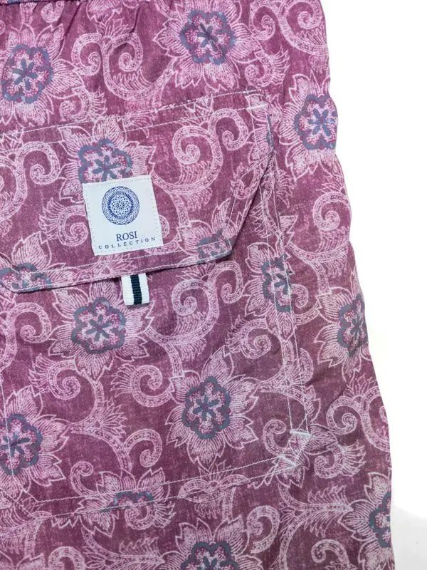 ROSI Floral Print Drawstring Swim Shorts