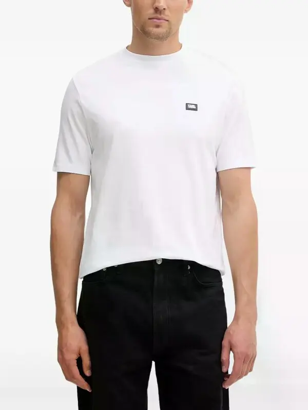 Karl Lagerfeld Logo-patch T-shirt