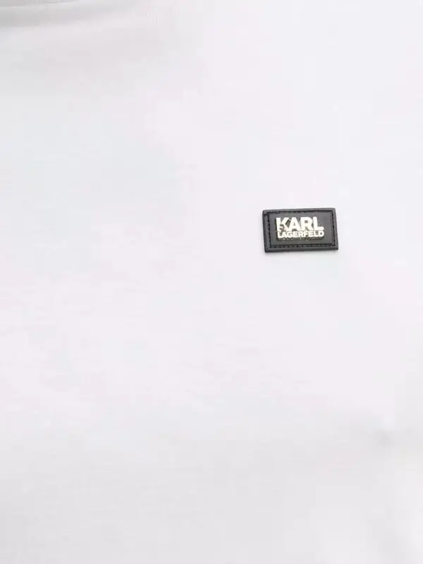 Karl Lagerfeld Logo-patch T-shirt