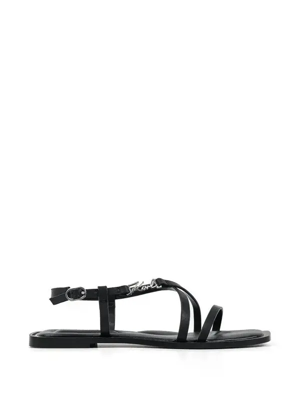 Karl Lagerfeld Logo-plaque Strappy Sandals