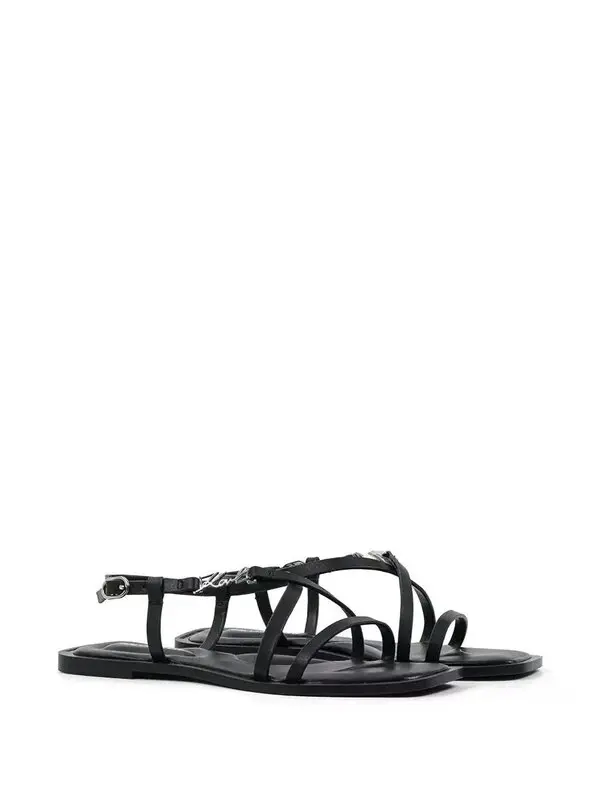 Karl Lagerfeld Logo-plaque Strappy Sandals