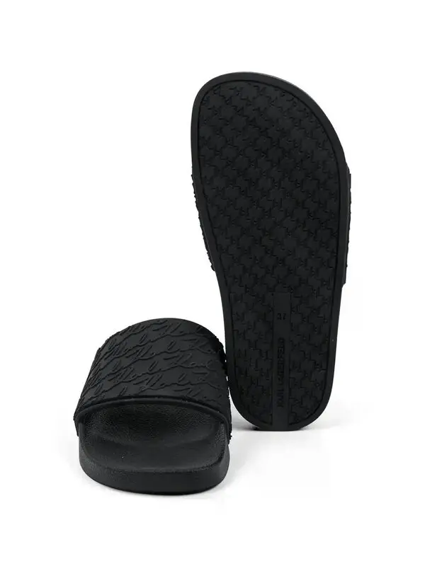 Karl Lagerfeld Logo Embossed Slides