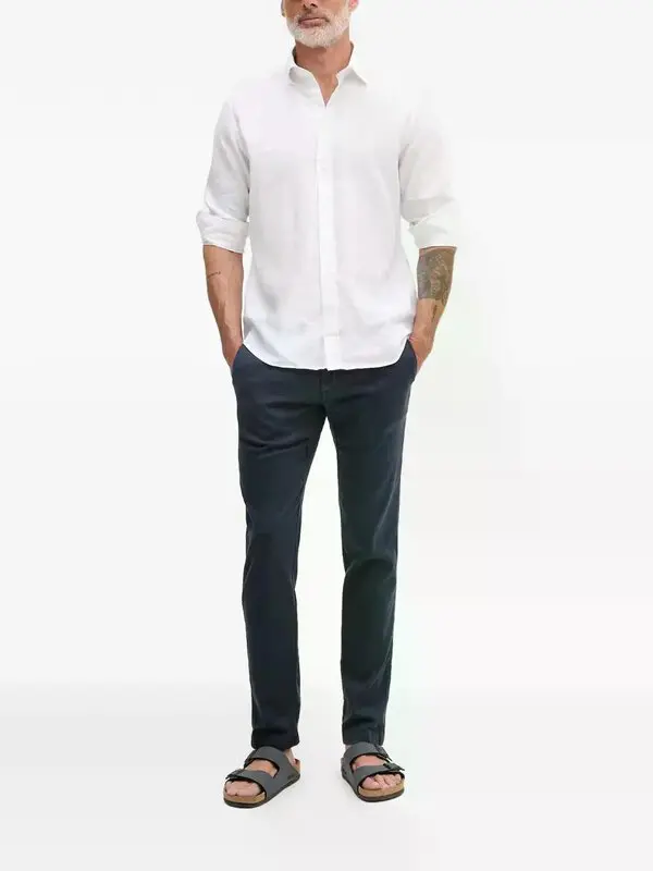 Karl Lagerfeld Navy Slim Fit Trousers