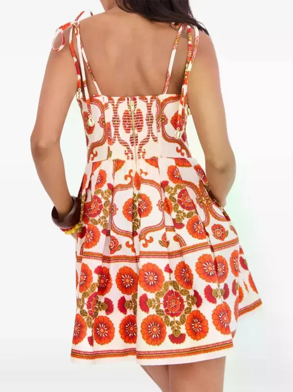 Cara Cara Floral Print Tie-strap Dress
