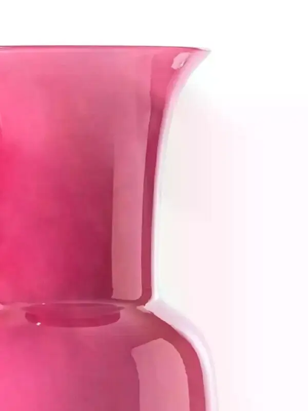 VENINI Opalino Flared-neck Glass Vase