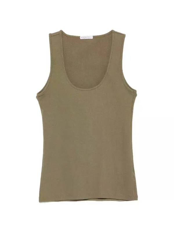 ANONYM APPAREL Claire Ribbed-knit Tank Top