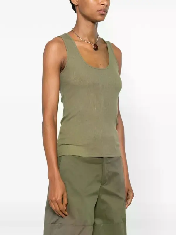ANONYM APPAREL Claire Ribbed-knit Tank Top