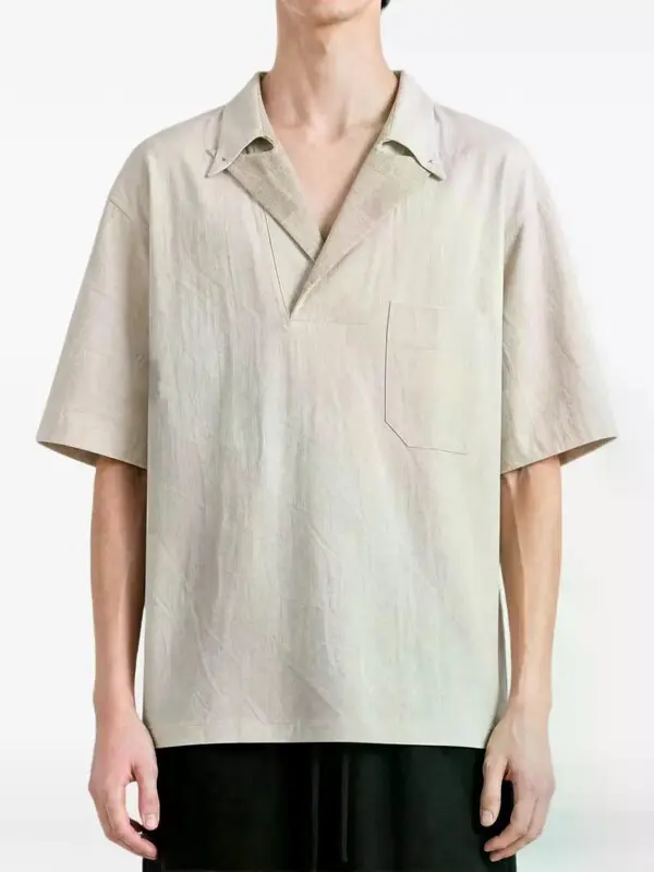 ZIGGY CHEN Spread Collar T-shirt