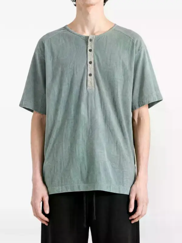ZIGGY CHEN Henly-neck T-shirt