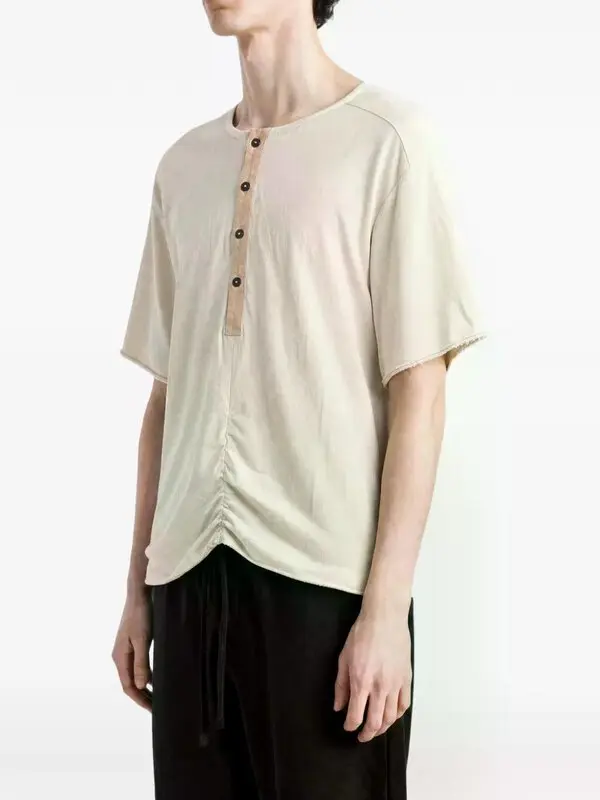 ZIGGY CHEN Henly-neck T-shirt