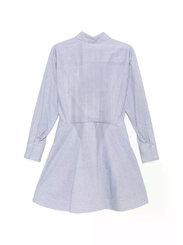 Stella McCartney Stripe Pattern Shirt Mini Dress