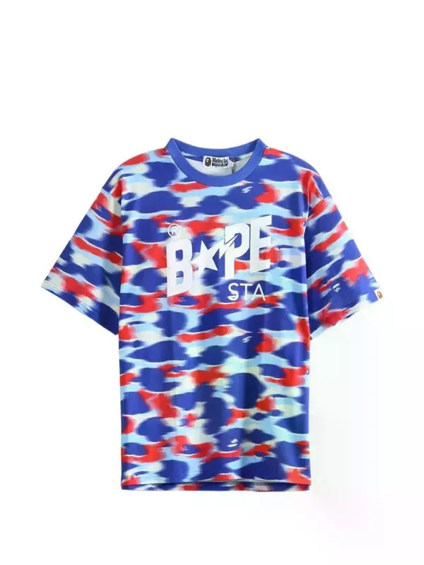A BATHING APE Camouflage-print T-shirt