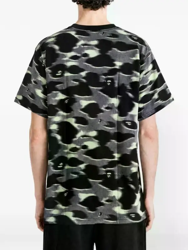 A BATHING APE Camouflage-print T-shirt