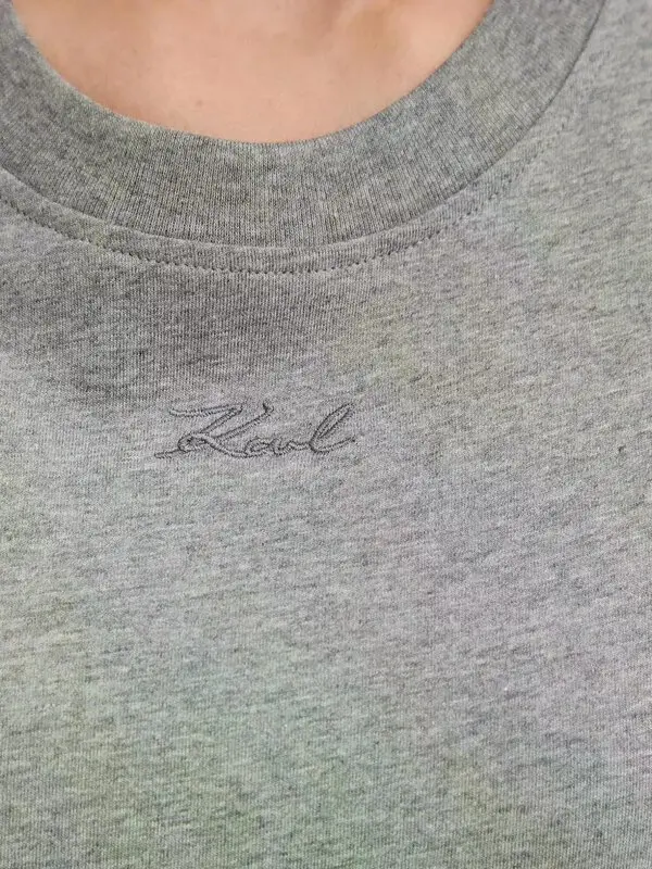 Karl Lagerfeld Embroidered Logo T-shirt