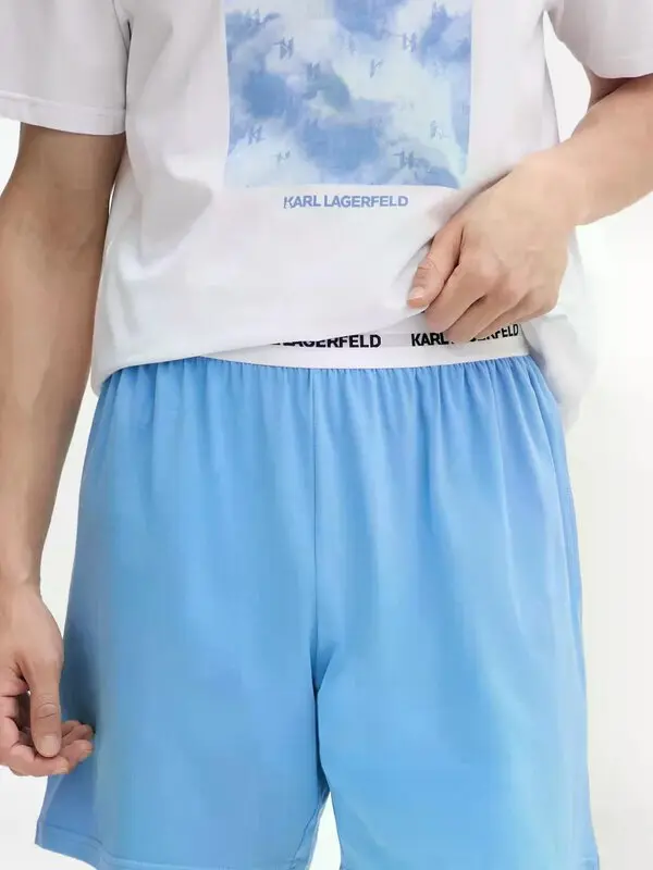 Karl Lagerfeld Logo-print Two-piece Pajamas