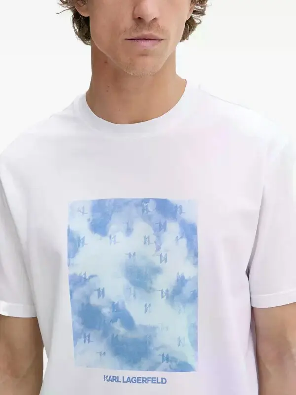 Karl Lagerfeld Logo-print Two-piece Pajamas